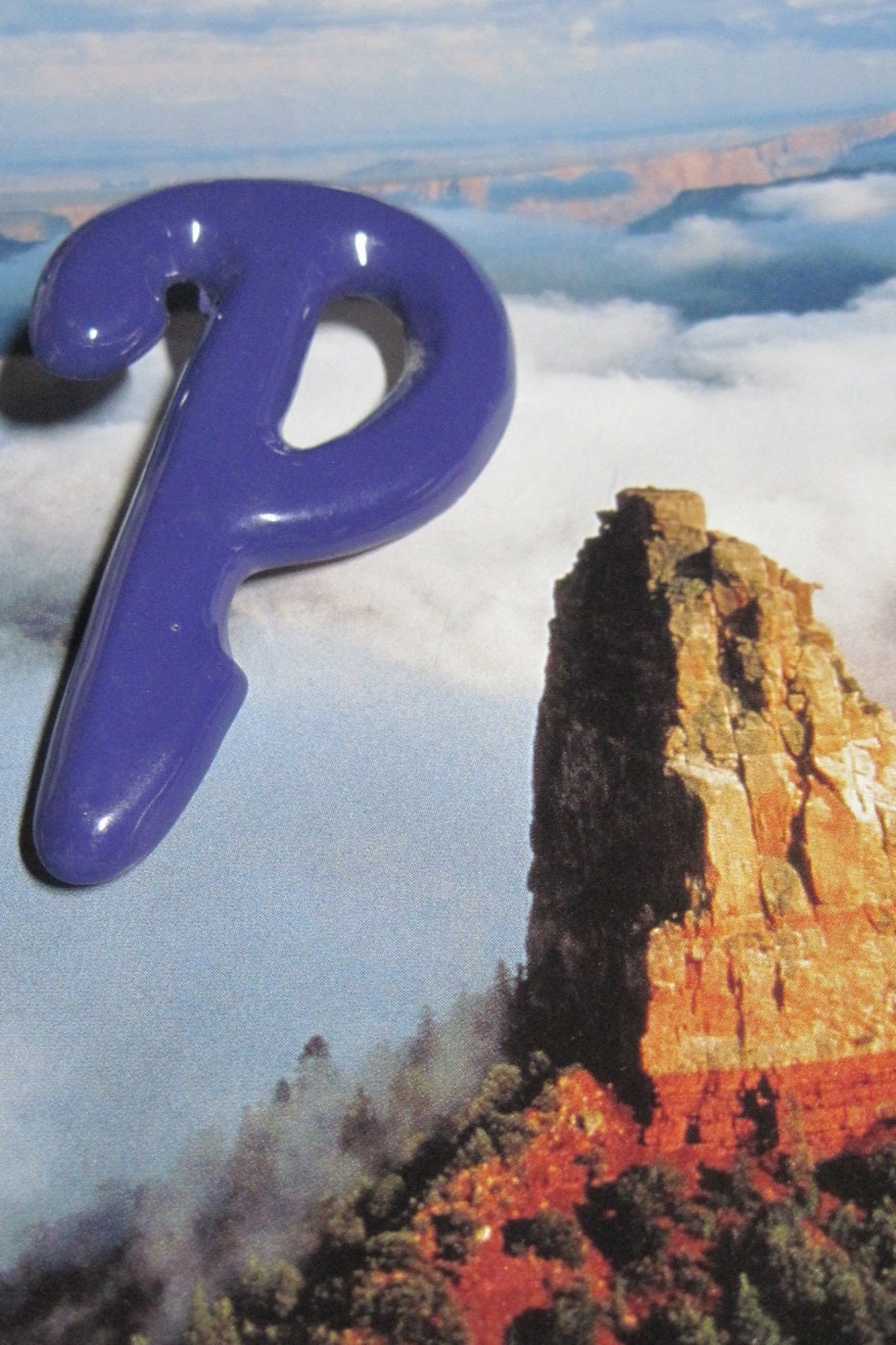 Vintage BEAUTIFUL LARGE Initial "p" is for Purple,pamela,patty,peggy ...