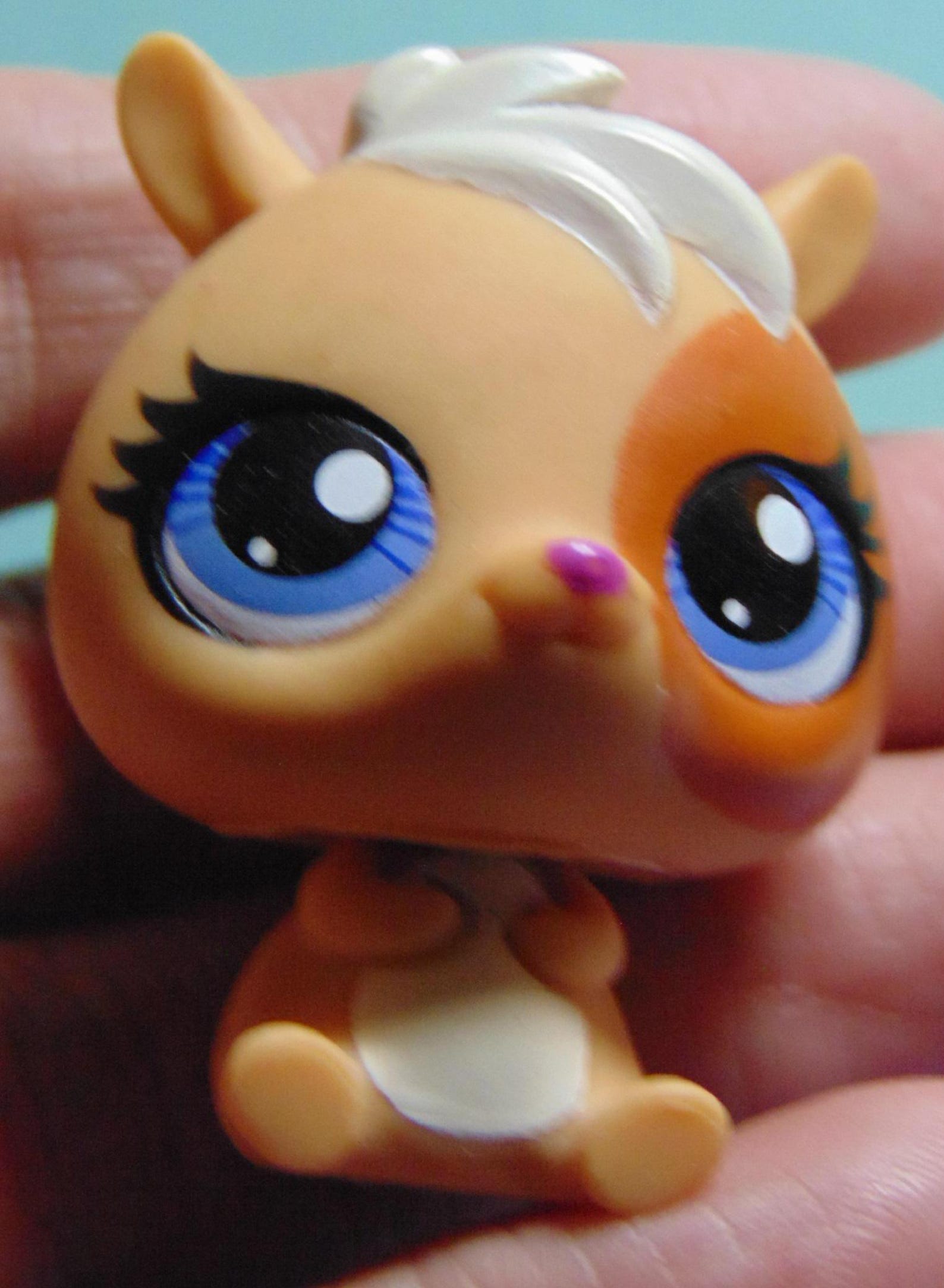 VINTAGE 200? Hasbro 'LPS' Littlest Pet Shop Figurine Hamster W/purple ...