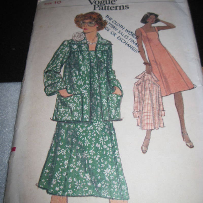 Vogue 1970 Pattern - Etsy