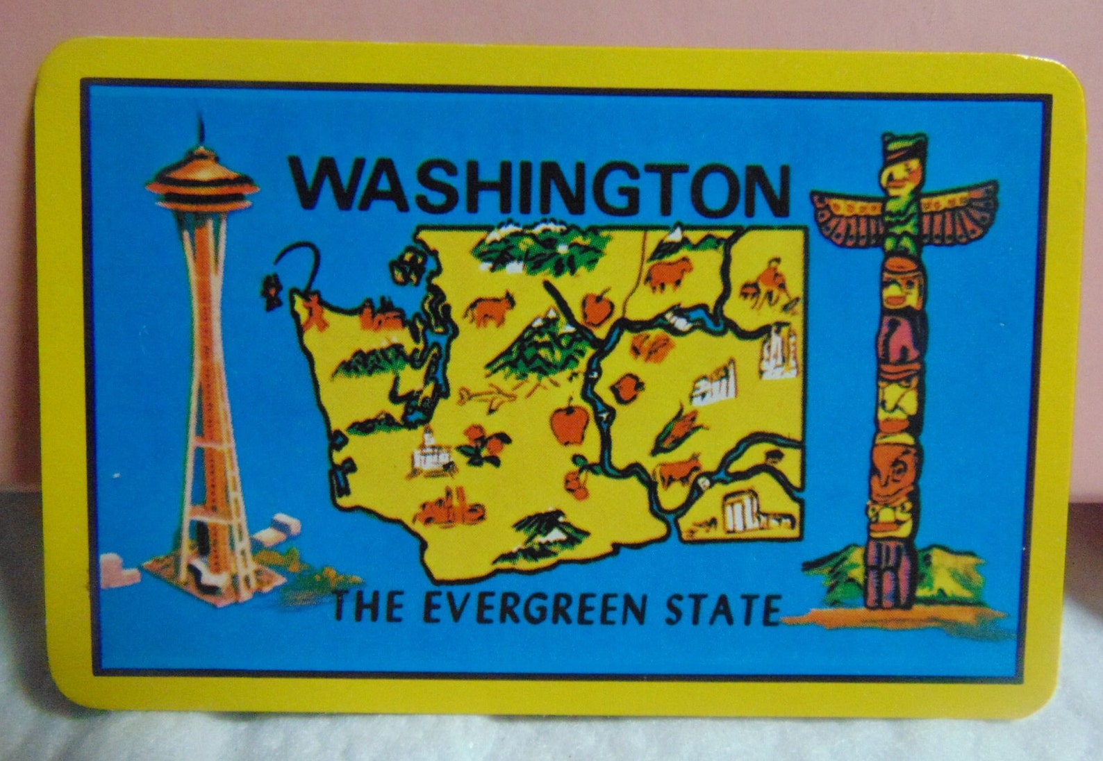 Vintage 70's/80's Set 3 WASHINGTON State Destination Single Playing ...