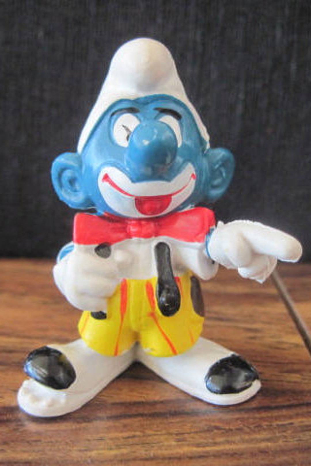 Vintage Clown/circus Smurf...1978...peyo...hong Kong....gift 4 Clown ...