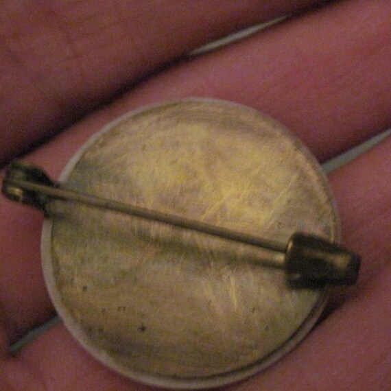 Antique BEAUTIFUL 1910-1920 Celluloid Victorian Pin..… - Gem