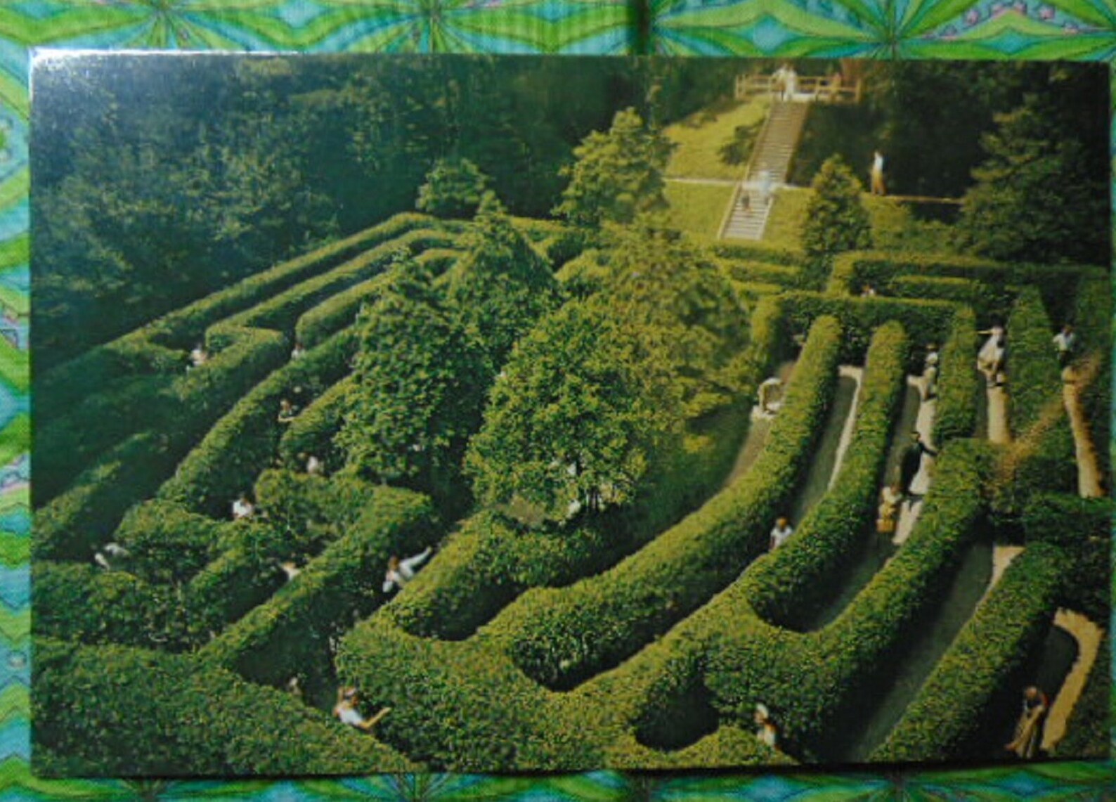 VINTAGE Beautiful 60's Governor's Palace Maze Williamsburg VA State ...