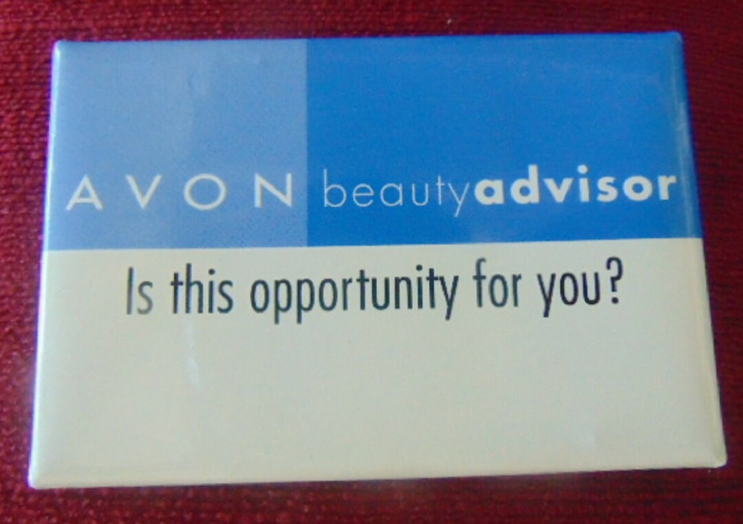 Vintage AWESOME 90's/2000's Avon Rep 'beauty Advisor- is This ...