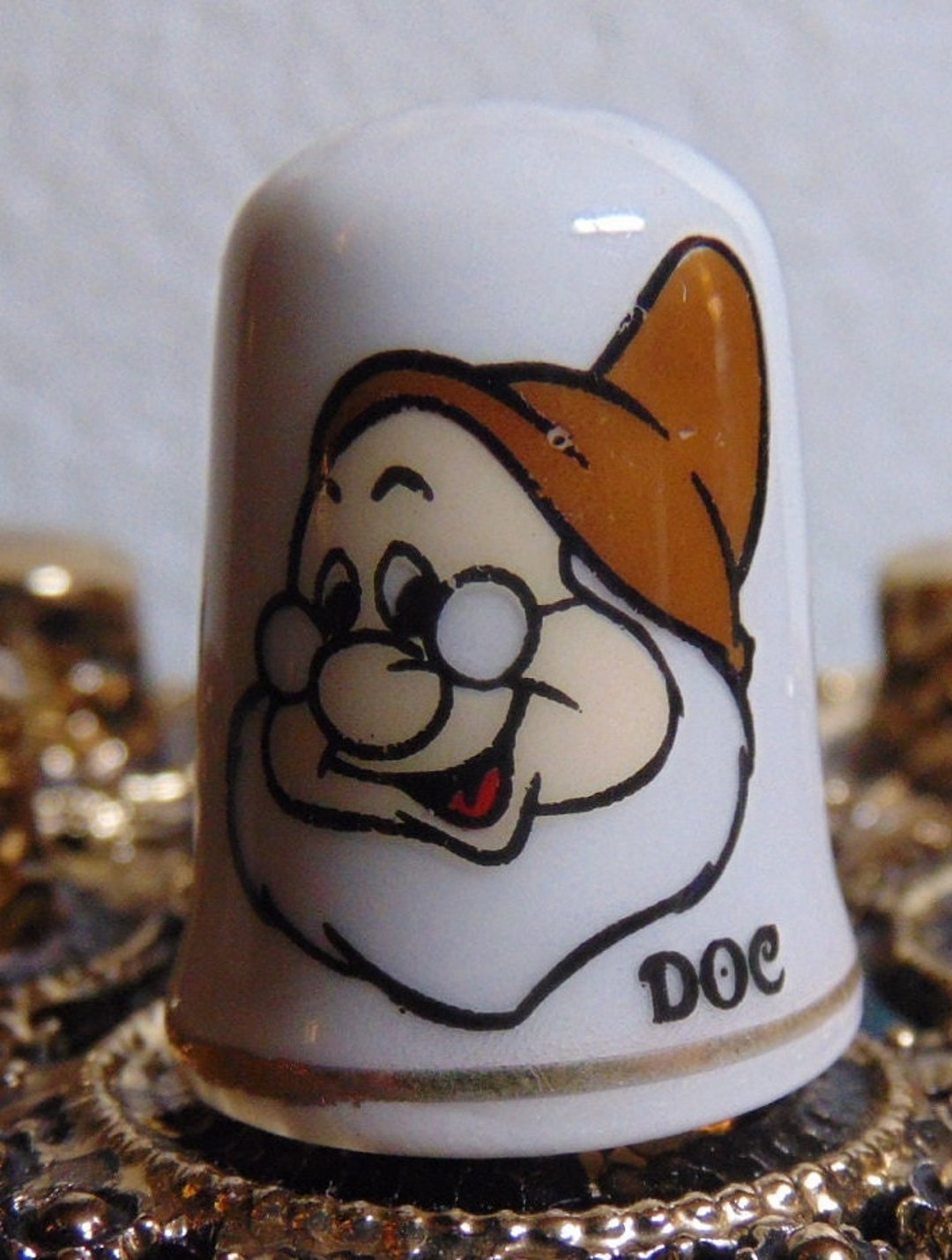 VINTAGE Beautiful 70's/80's Disney's Seven Dwarfs "doc" Bone China ...