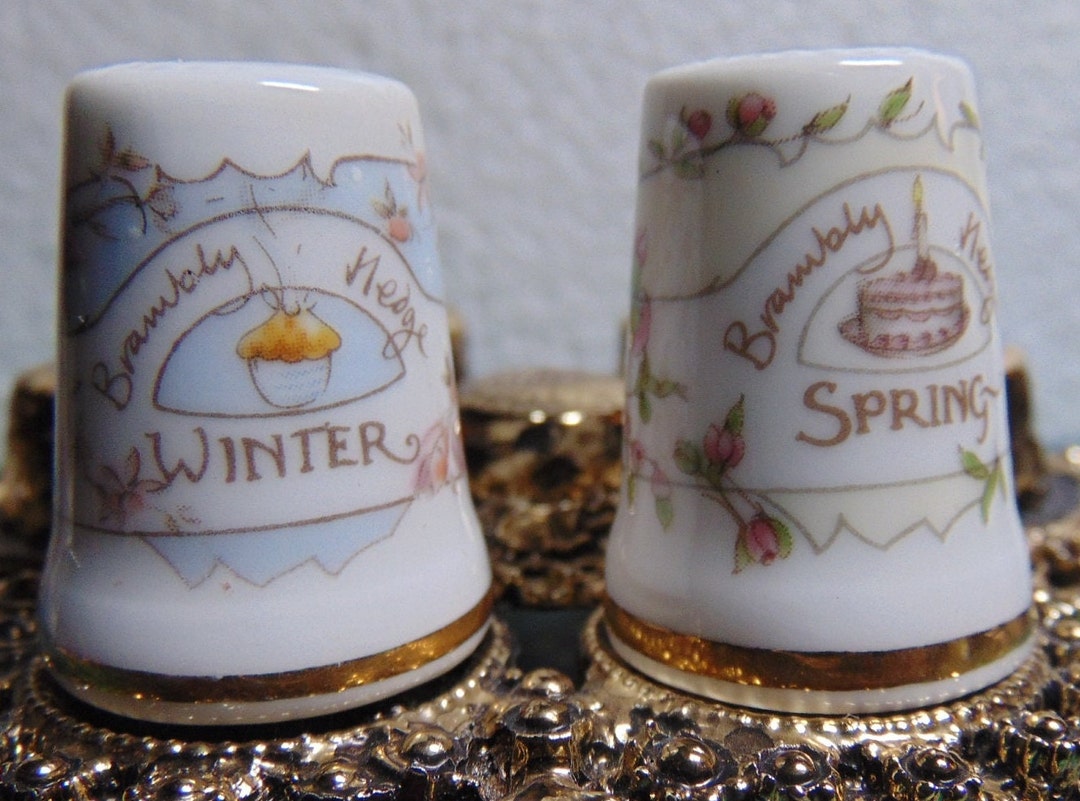 VINTAGE Lovely 1982 Two Royal Doulton Winter or Spring Fine Bone China ...