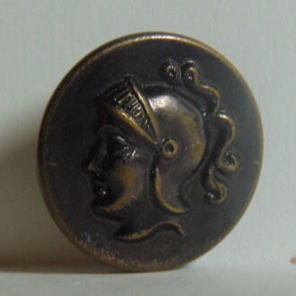 Antique Button Roman Soldier - Etsy