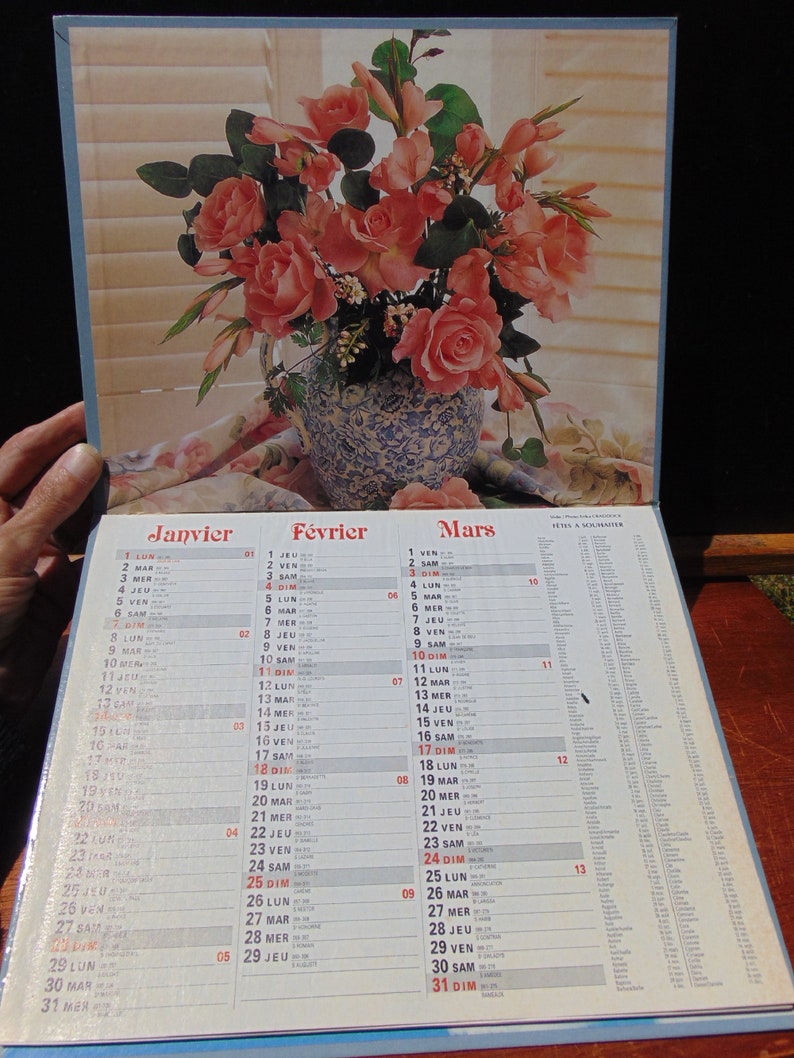 Vintage BEAUTIFUL 1996 Almanach Du Facteur= 'postman's Almanac' French ...