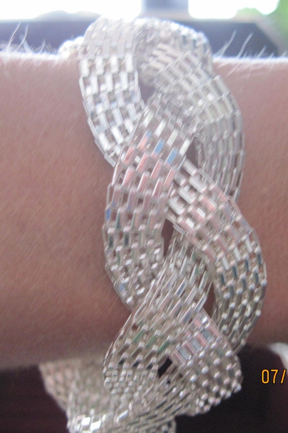 Fantastic Bold Wide Bright sparkling all rhinestone L… - Gem