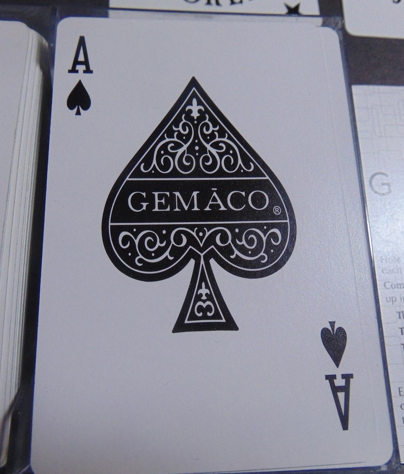 Vintage 60's/70's GEMACO Double Deck Waterliles Playing Cards in Box ...