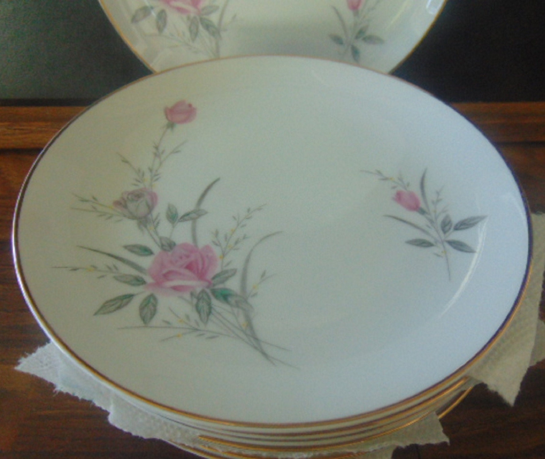 Vintage BEAUTIFUL 60's/70's Fine Bone China Salad Plate(s) U Pick Count ...