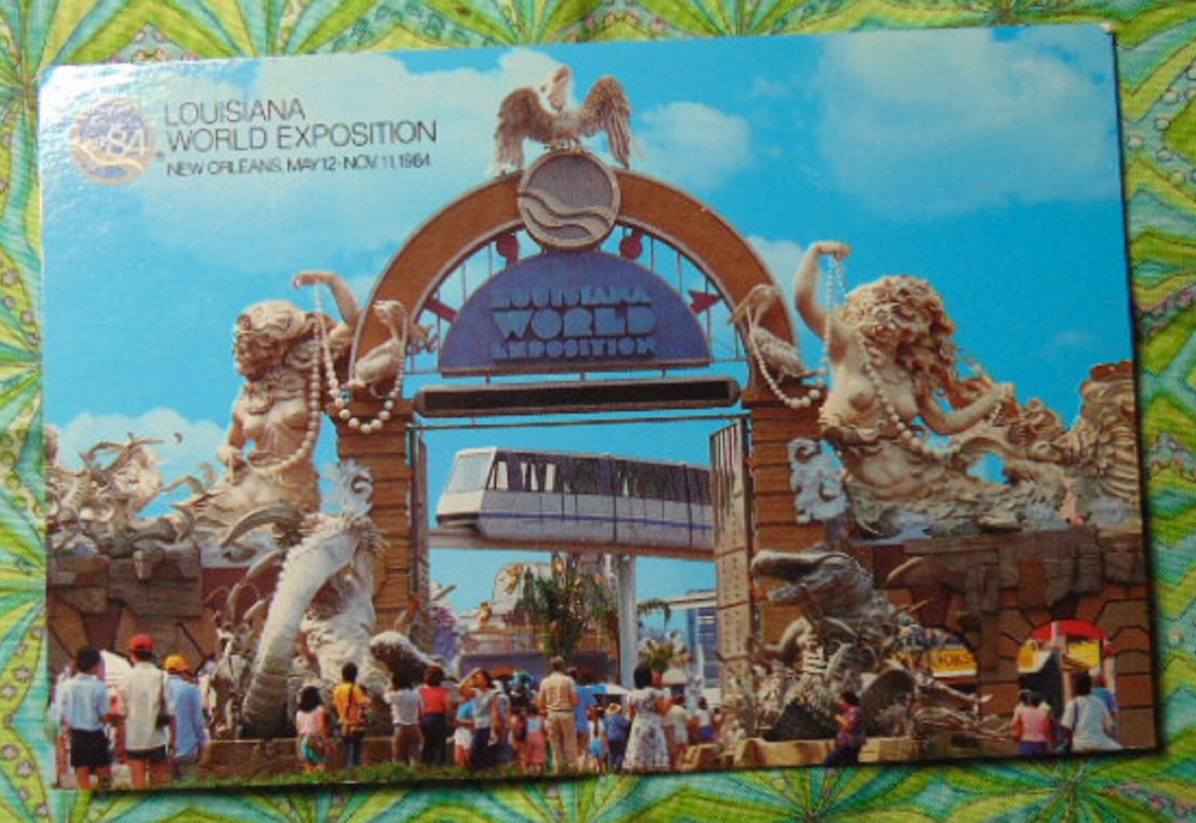 Vintage 1984 BEAUTIFUL Louisiana World Expo New Orleans LA State ...