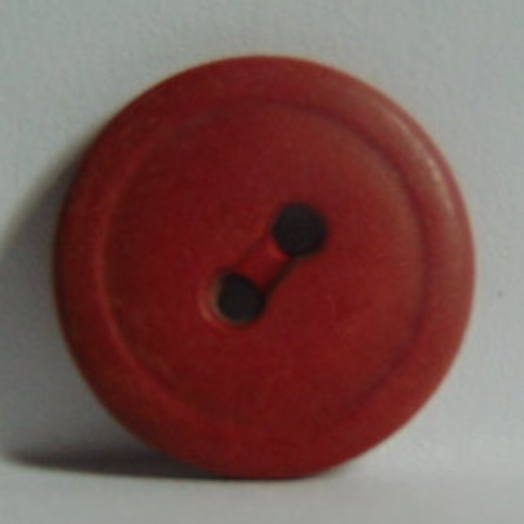 ANTIQUE BEAUTIFUL 1920's Canotex Terracotta Simple Bakelite Button ...