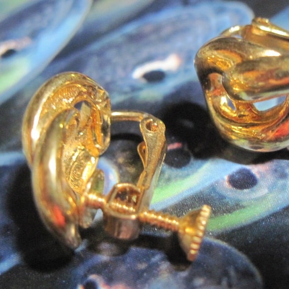 VINTAGE PRETTY NAPIER Gold Art Deco Chain Link/'Inter… - Gem