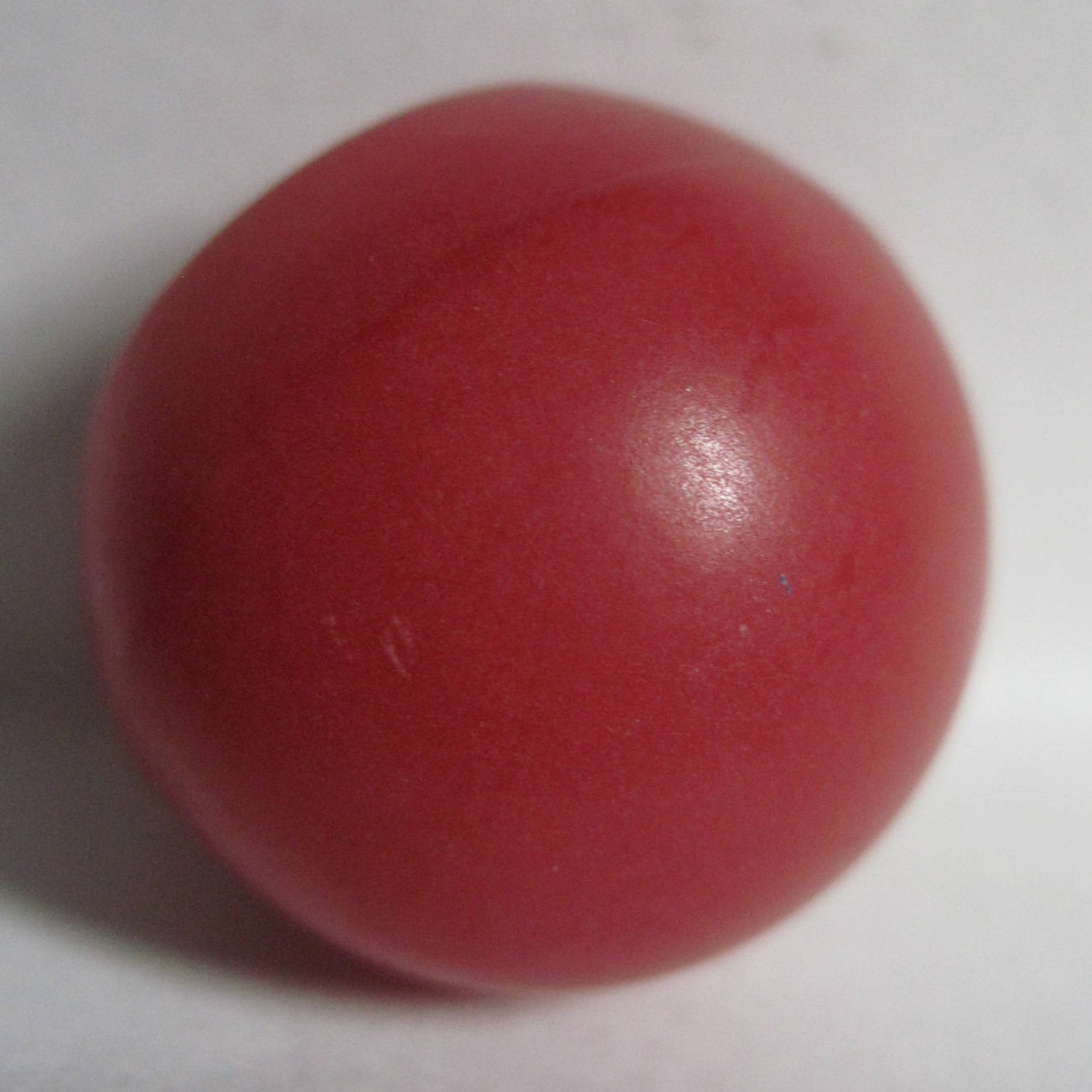 ANTIQUE 1920'S Red Ball Realistic Thick Chunky Solid French/euro ...