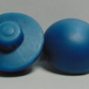 VINTAGE BEAUTIFUL 40's/50's Ocean Blue Rounded/dome Top 'moonshine/glow ...