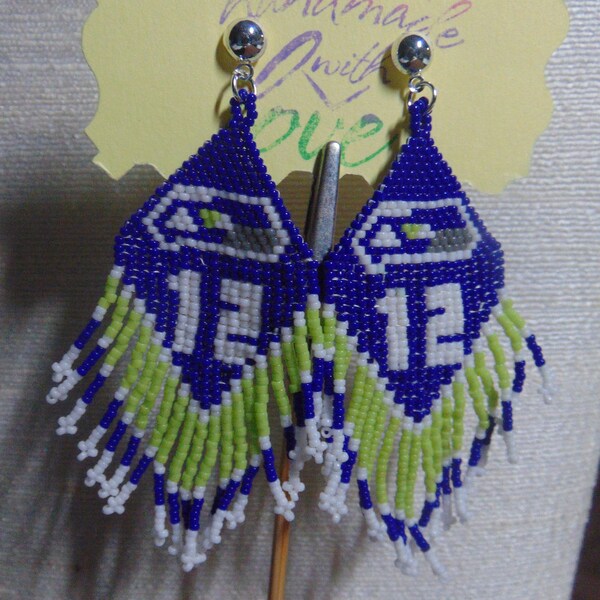 Seahawks Earrings - Etsy