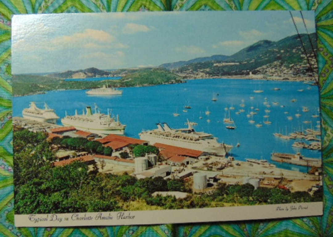 VINTAGE Beautiful 1972 St Thomas Virgin Islands Postcard-unused-1286 ...
