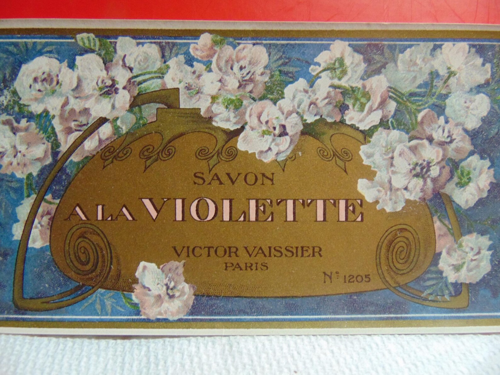 Antique/vintage 1900's French "violette by Victor Vaissier" No 1205 ...
