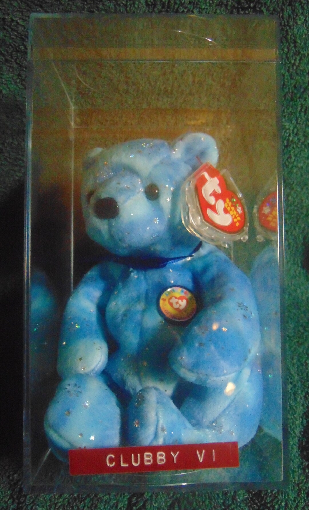 VINTAGE 2003 *ty Beanie Babies* Official Club 10th Ann. 'CLUBBY VI' Tye ...