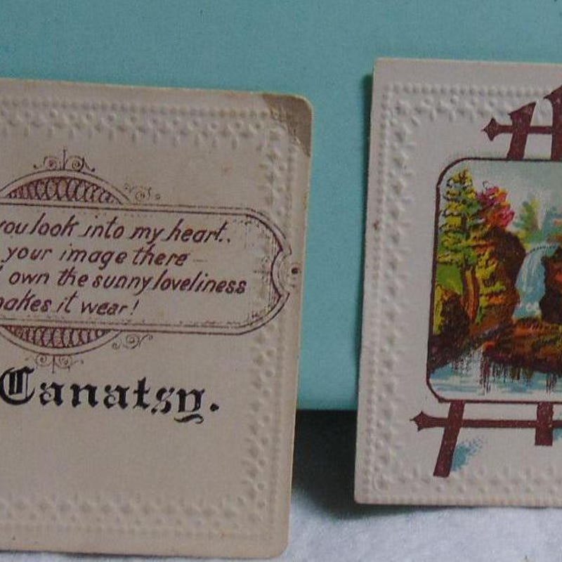 Antique Calling Card - Etsy