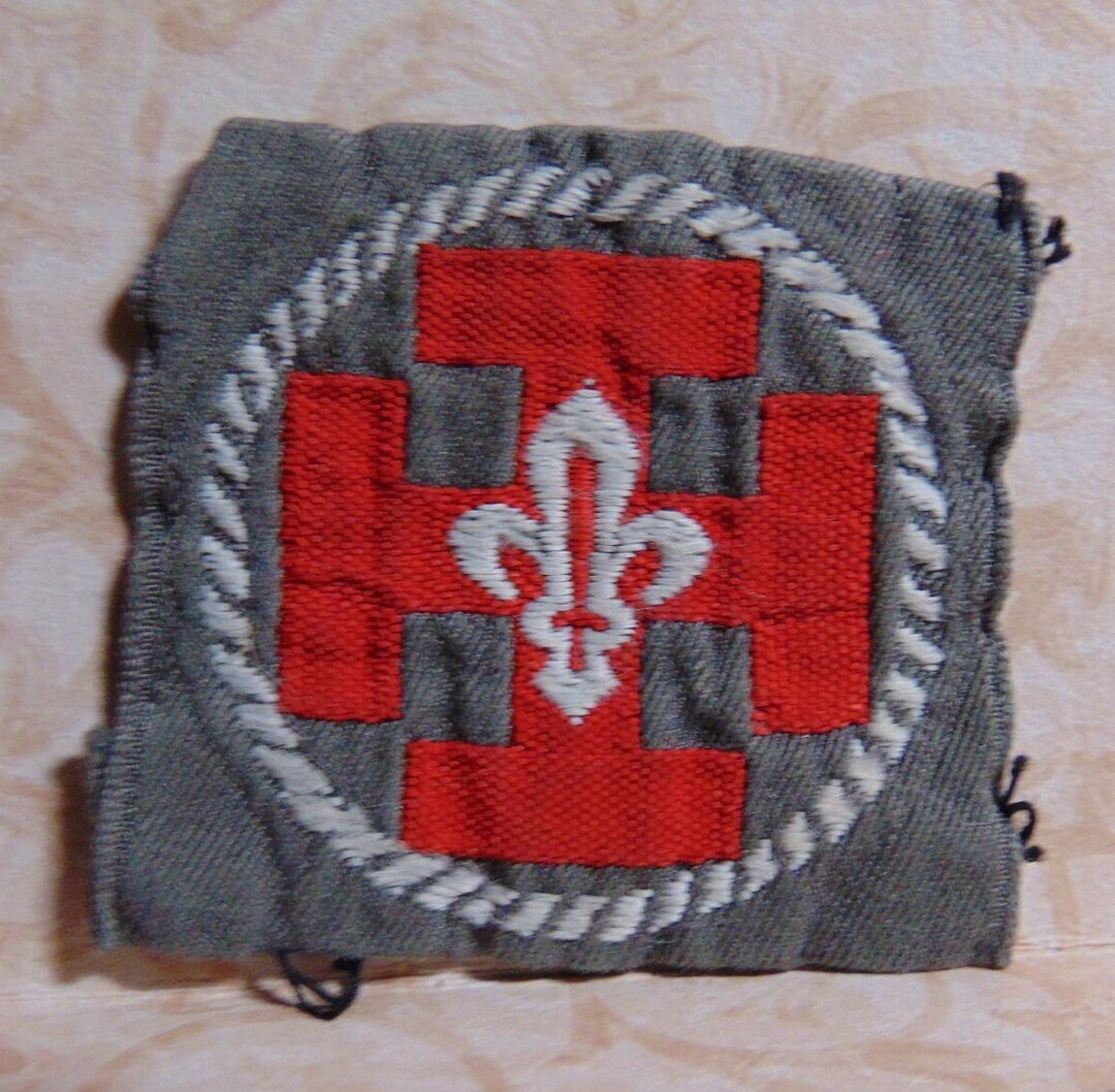 Vintage AWESOME 1991 French 'scout De France Insignia/emblem Patch ...