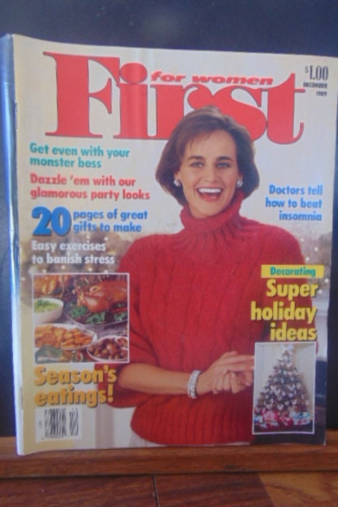 Vintage 1989 for Women FIRST Magazine.... 20pgs. of Gifts to Make ...