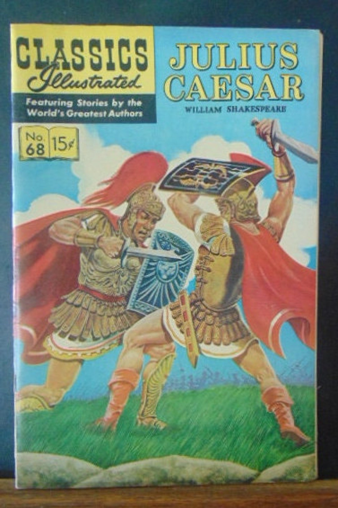 Vintage Classic Illustrated Comic 60's Era Julius Ceasar No.68 of ...
