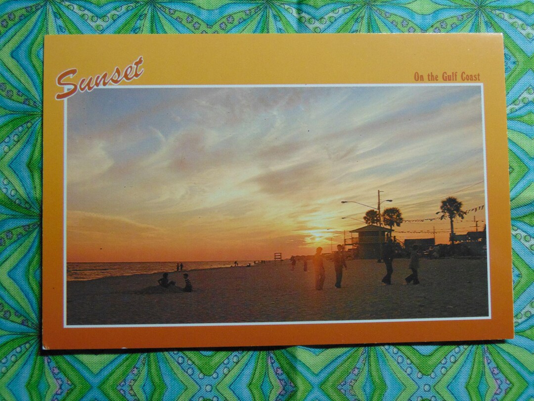 VINTAGE Excellent 80's/90's on the Gulf Coast Postcard-unused..2346 ...