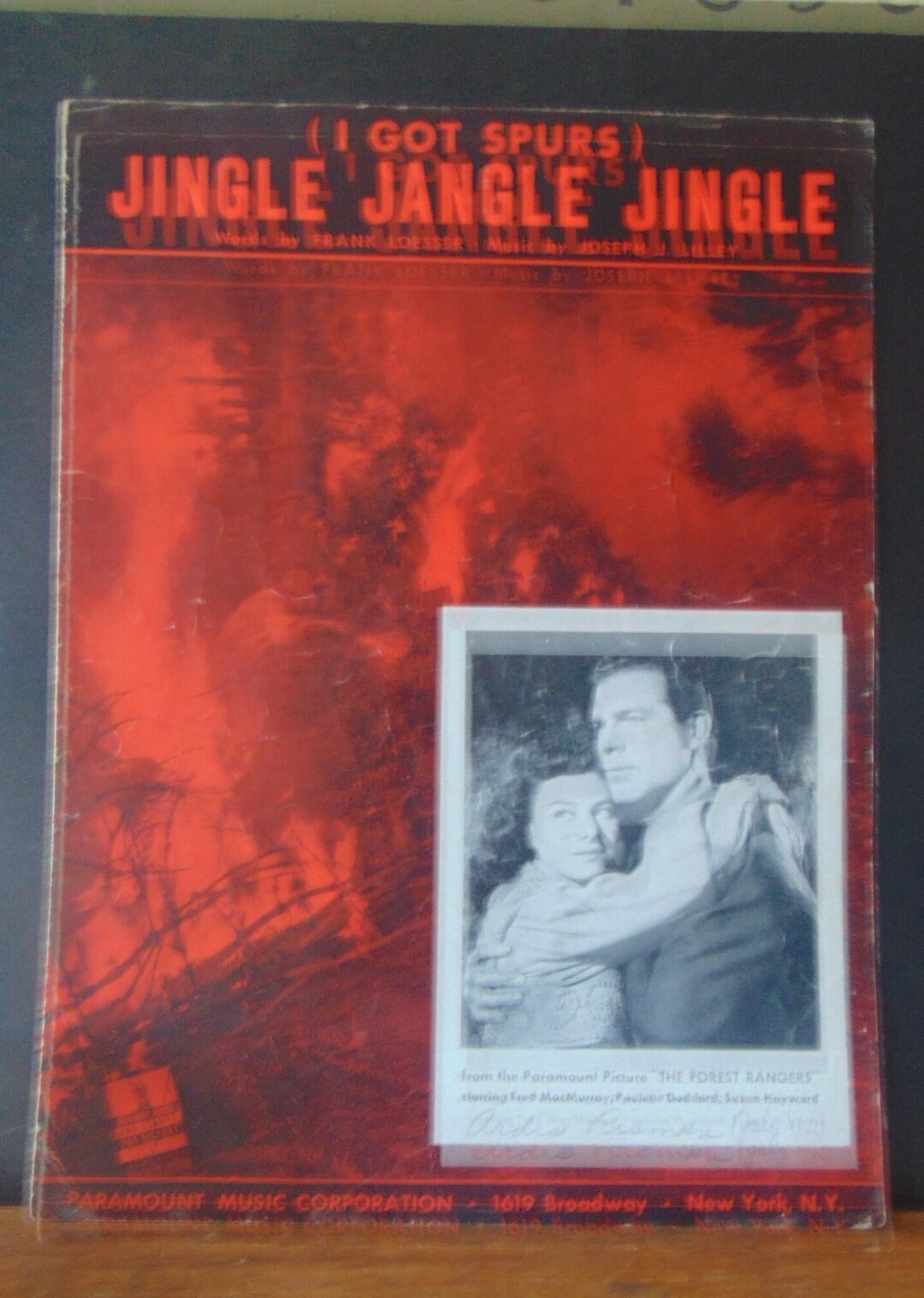 Vintage BEAUTIFUL Graphics 1942 Jingle Jangle Jingle 'the Forest ...