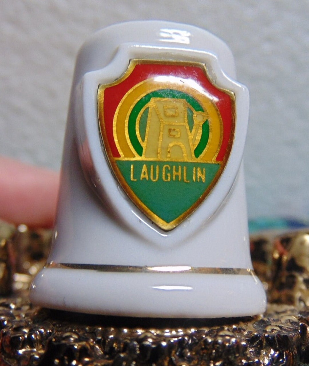 VINTAGE Beautiful 70's/80's Porcelain/bone China LAUGHLIN Destination ...