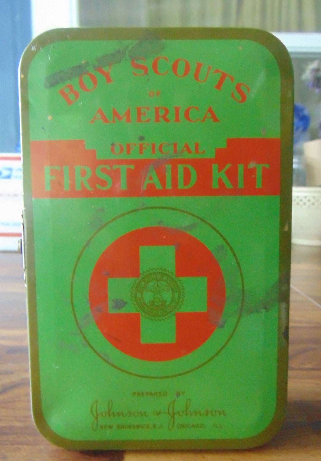 Vintage 60's/70's Boy Scout of America Official First Aid Kit-almost ...