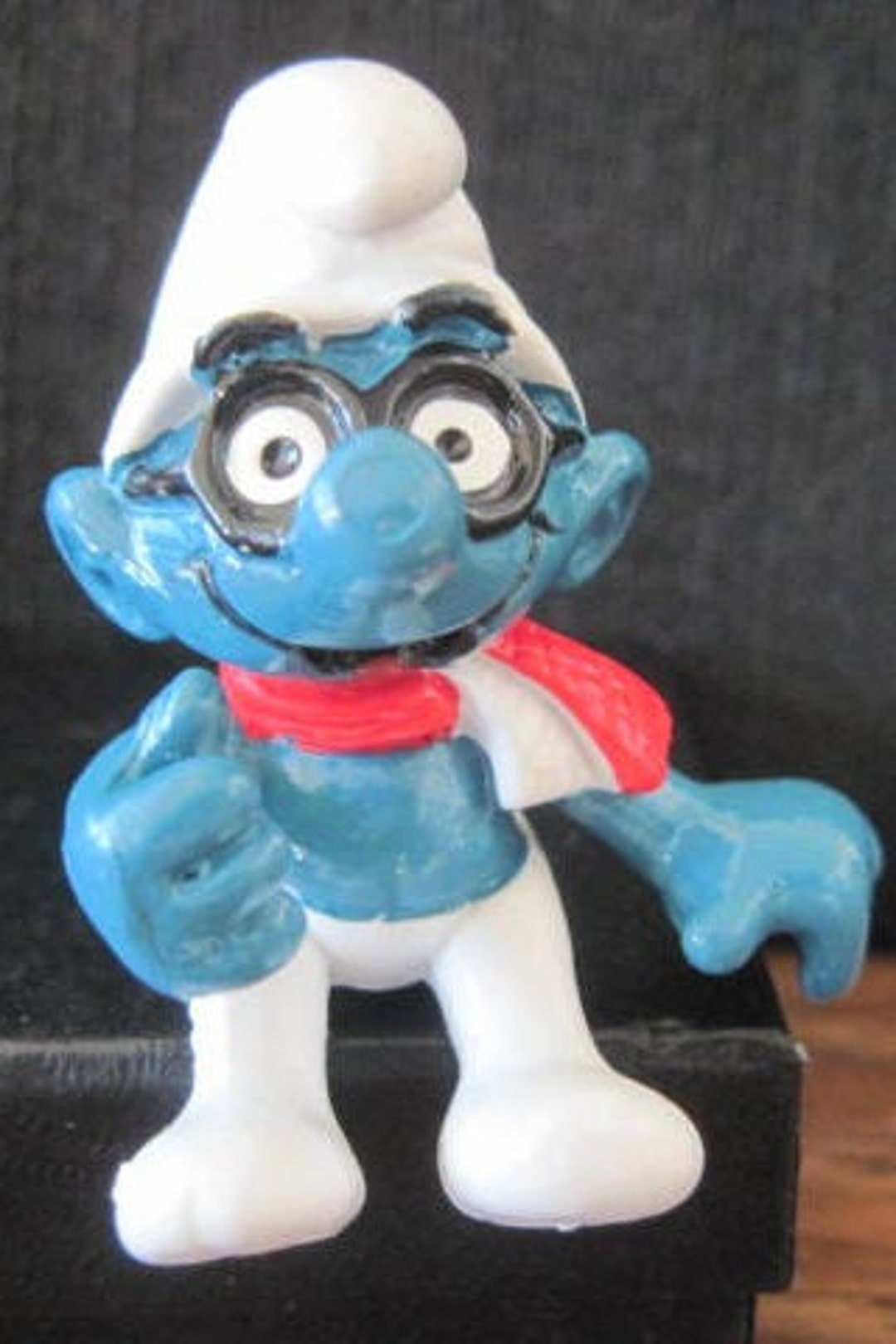 Vintage 1983 Helicopter Smurf...missing Helicopter.. Kid's Gift ...