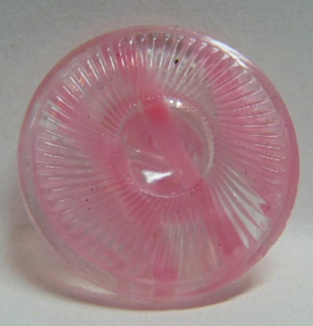 Antique PRETTY 20's-30's Clear & Pink Glass W/unique Molded/pressed ...