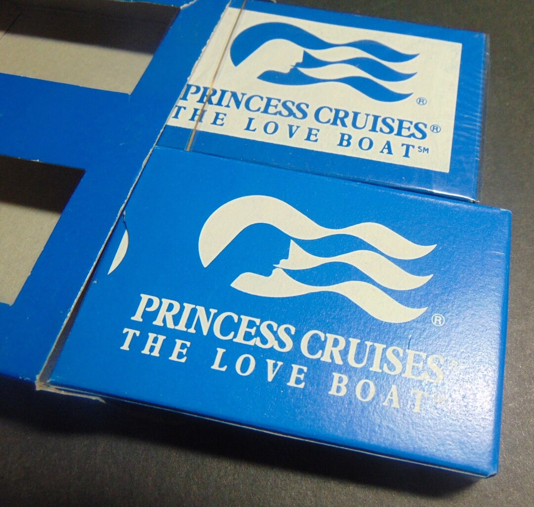 Vintage 70's Princess Cruise Lines THE LOVE BOAT Double Deck Playing ...