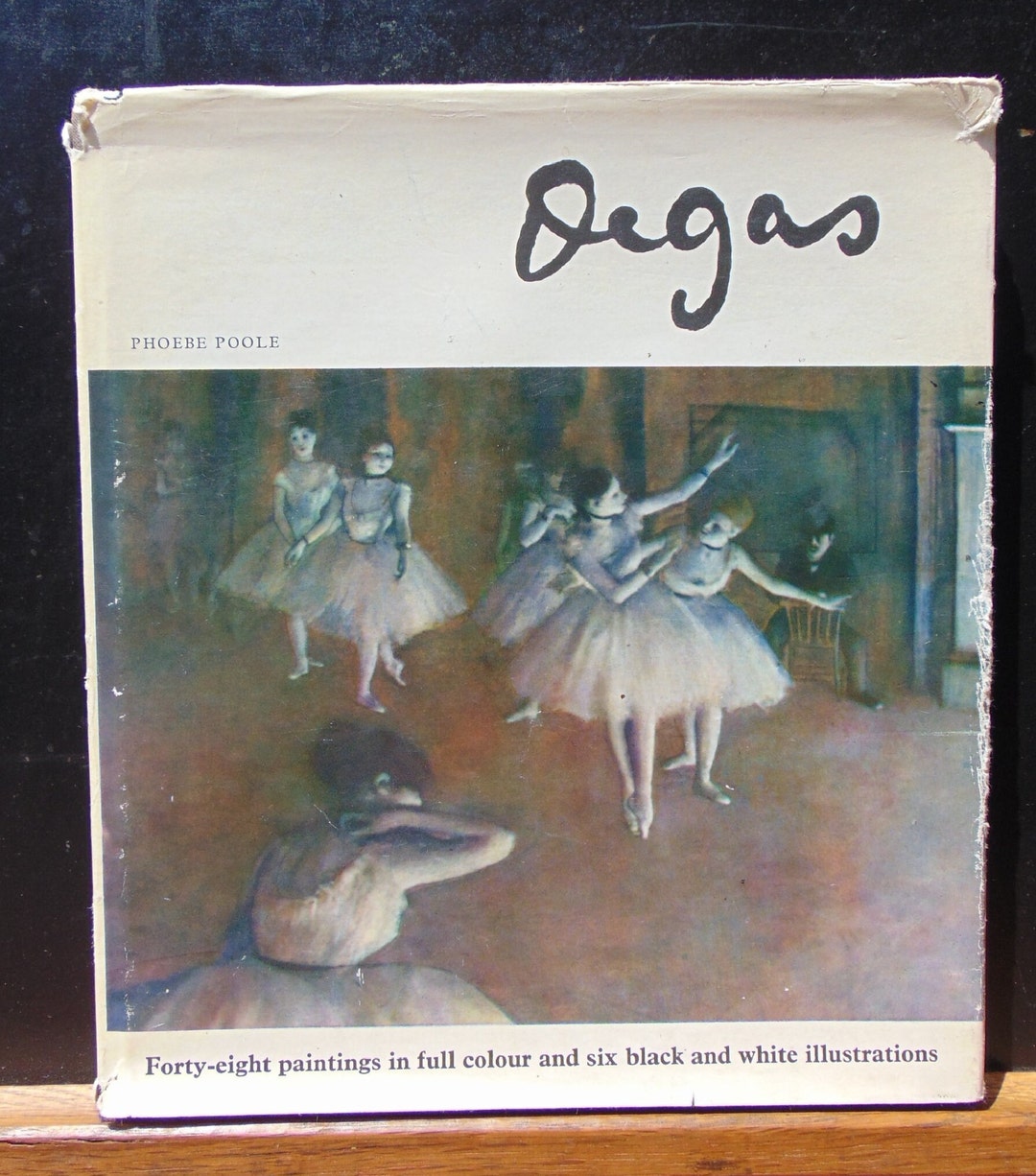 Vintage 1963 DEGAS French Artist Painting Book...48 Paintings in Color ...
