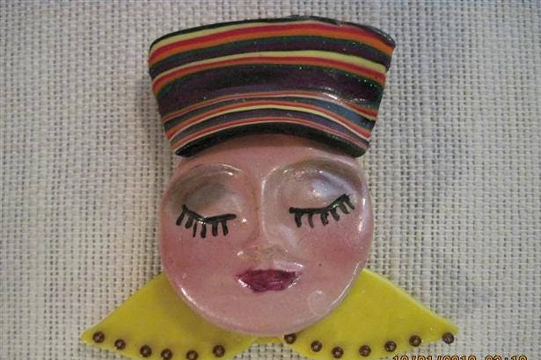 Ladyface Réfrigérateur Argile Aimant Go Go Casquette Chauve - Etsy France
