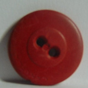 ANTIQUE BEAUTIFUL 1920's Canotex Terracotta Simple Bakelite Button ...