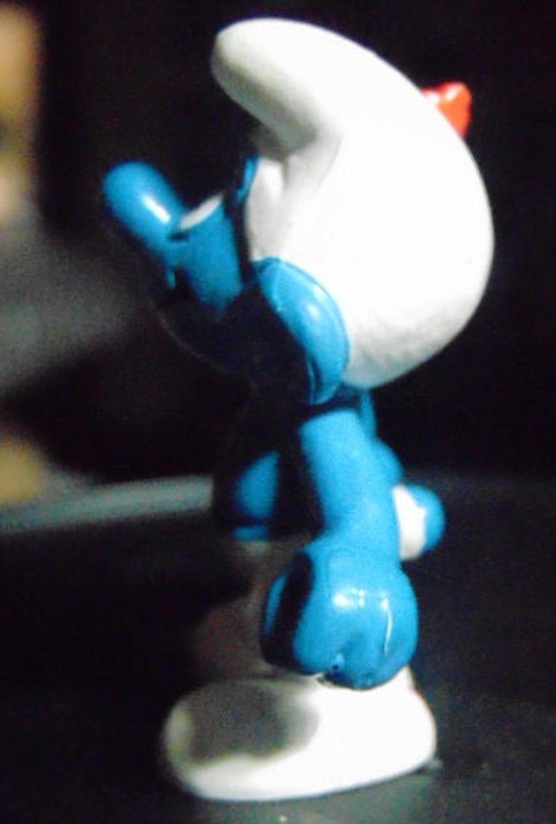 Vintage 1978 ARCHER Smurf W/ Feather in Cap Missing Bow and Arrows ...