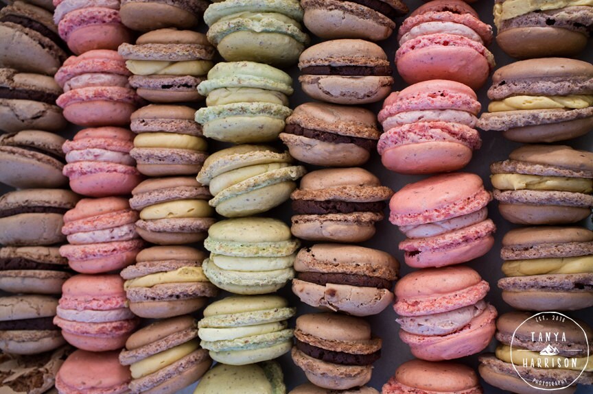 Kitchen Wall Decor French Macarons Food Photography, Colorful Kitchen ...