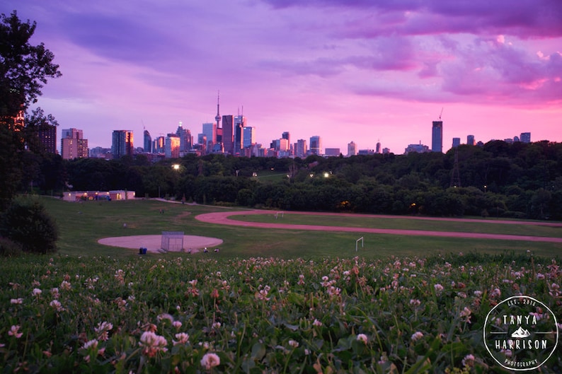 Toronto Skyline From Riverside Park Toronto Photography, CN Tower ...