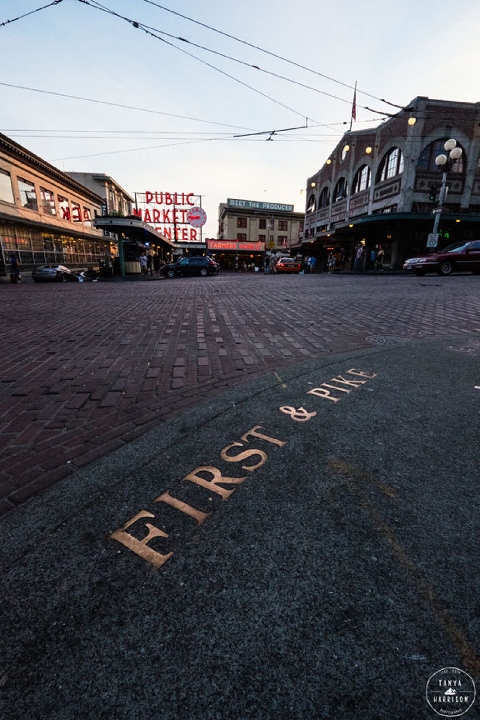Seattle Pike Place Market First and Pike Street Photography Vertical ...