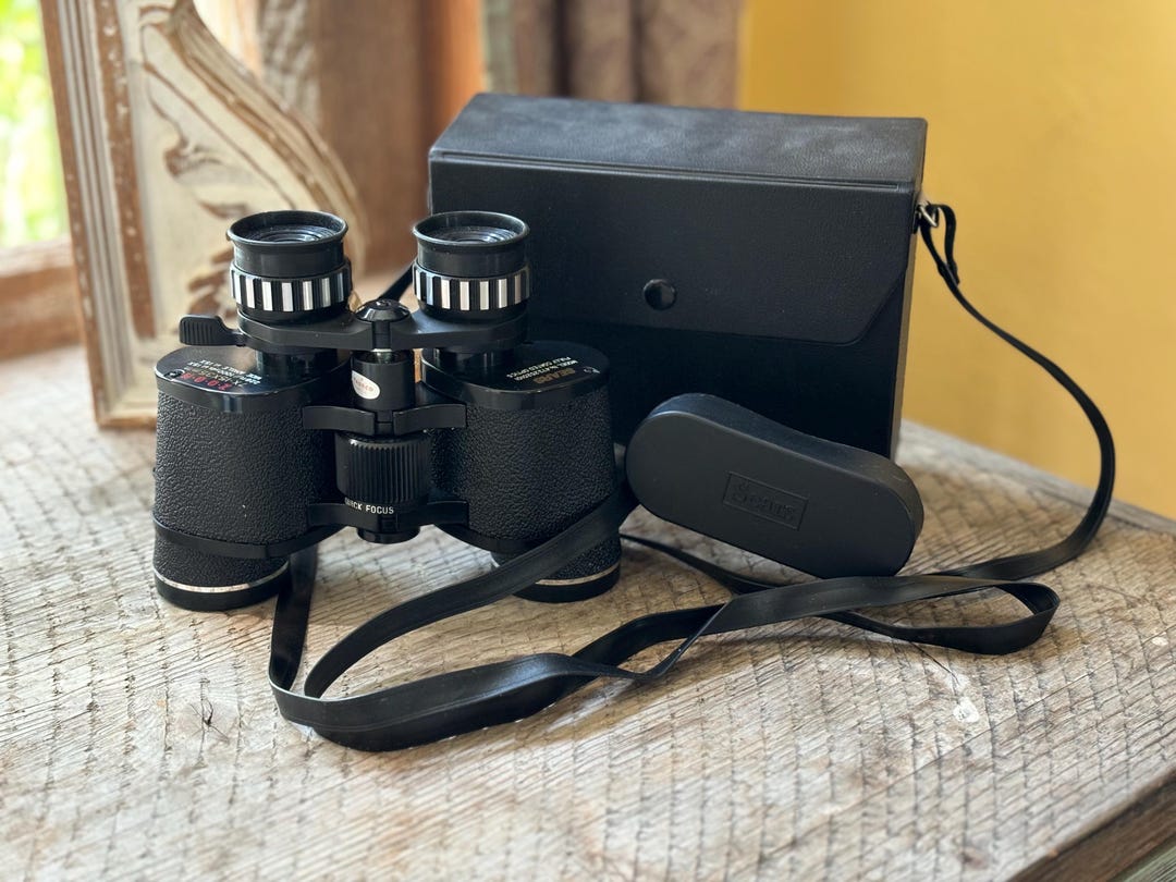 Vintage SEARS Quick Focus Binoculars With Carry Case - Etsy