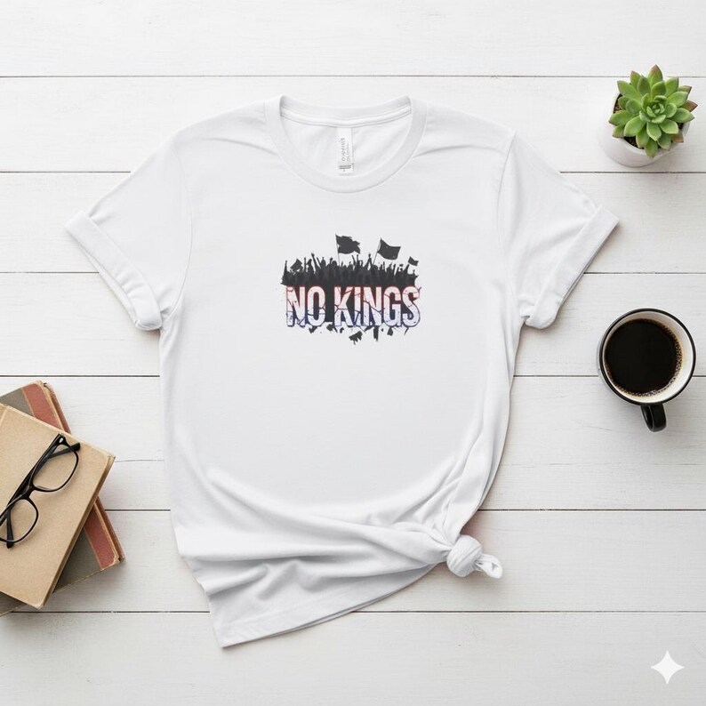 NO KINGS Graphic T-shirt: Urban Rebellion Patriotic Tee - Etsy