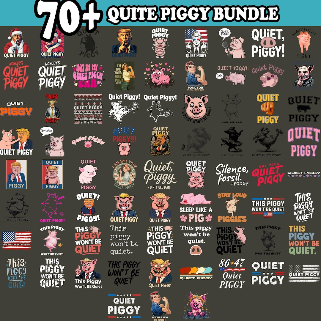 70+ Quiet Piggy Png, Satirical Trump Png, Funny Political Png, Viral ...