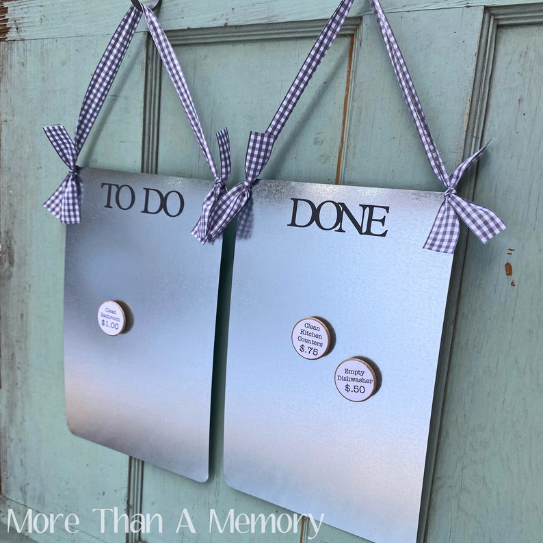 Boards: to Do / Done Classic Chart Set - Etsy