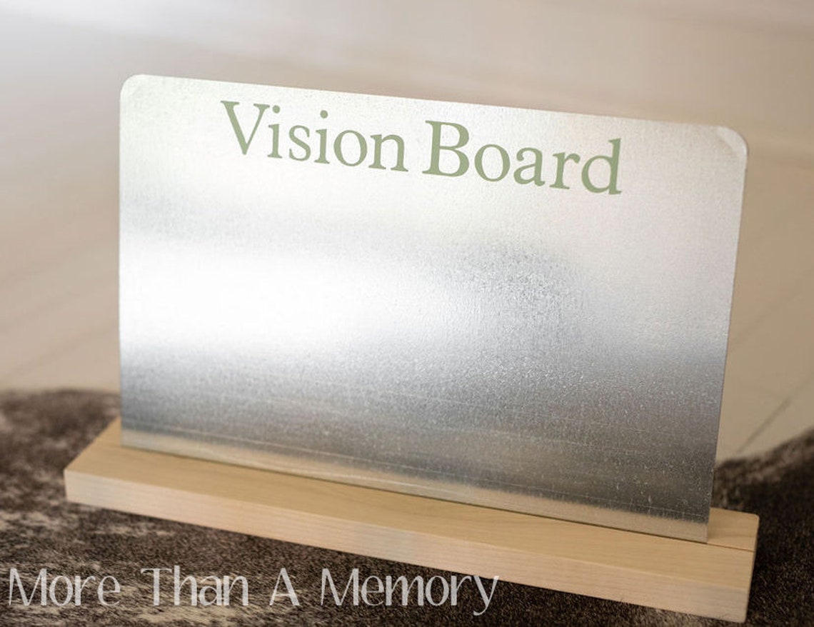 Standing vision Board Magnetic Chart - Etsy