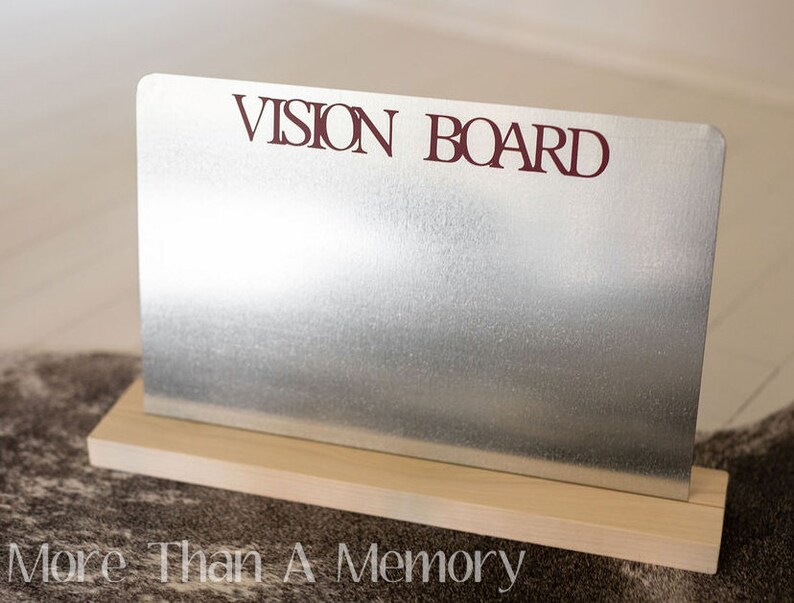 Standing "vision Board" Magnetic Chart - Etsy New Zealand