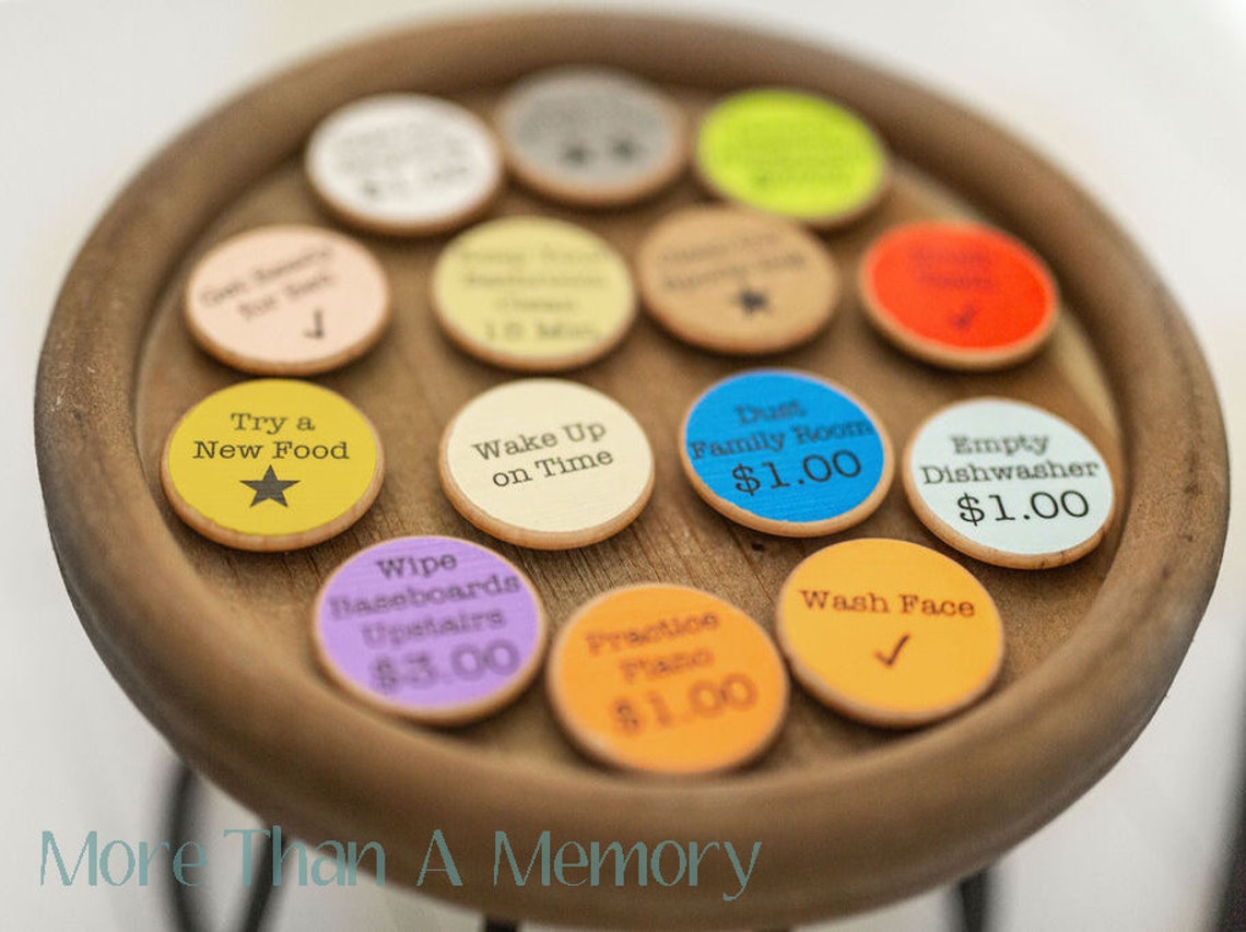 CUSTOM Chore Magnets: You Choose the Chores | Etsy