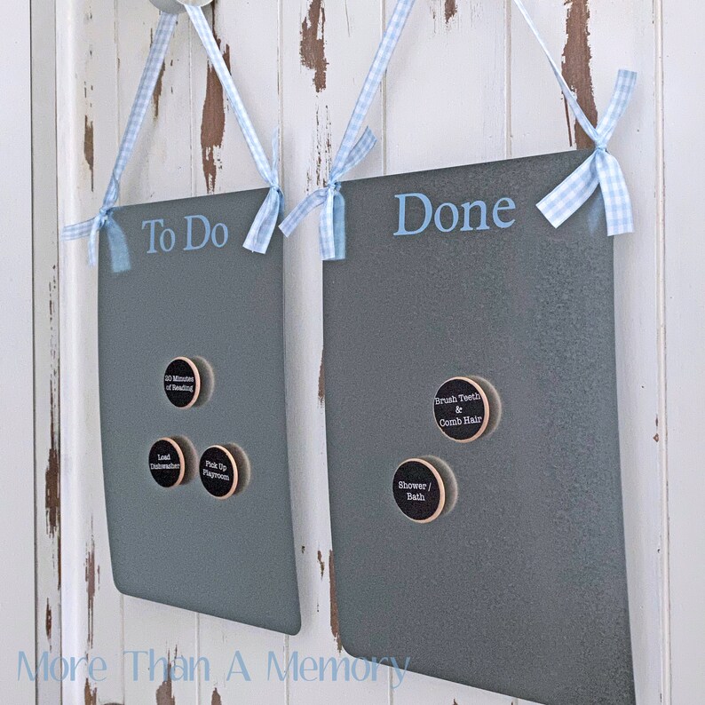 Boards: to Do / Done Classic Chart Set - Etsy